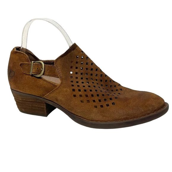 Born | Shoes | Born Nannalasercut Distressed Cutout Leather Western ...